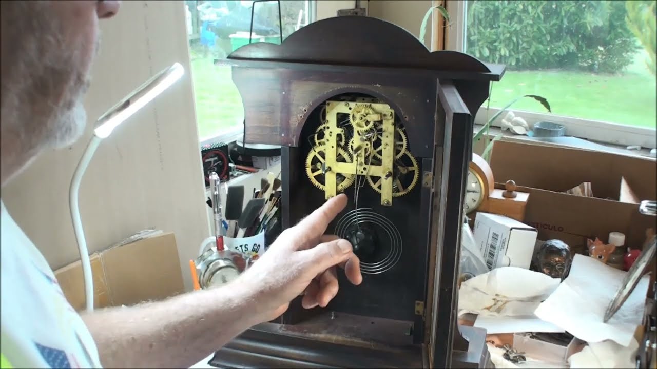 Kitchen-Parlor Session Clock Refinishing - YouTube