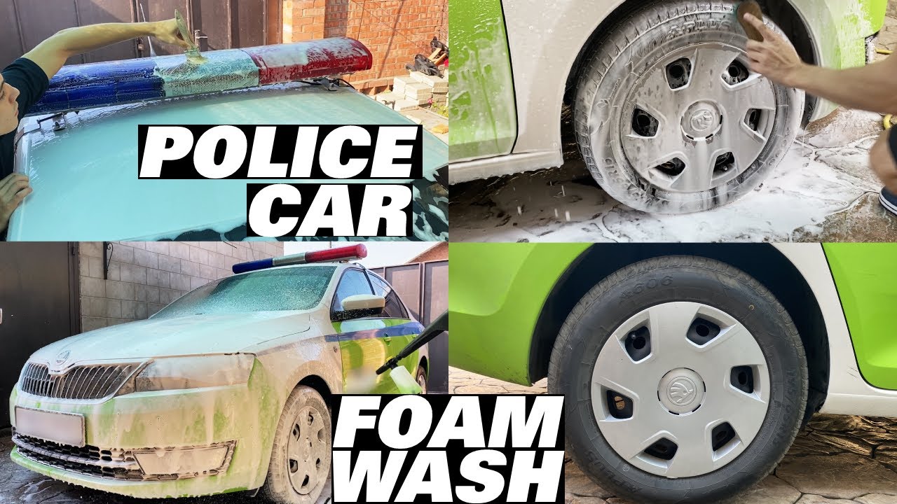 Skoda Rapid POLICE CAR Deep Wash | Exterior Car Detailing | ASMR ...