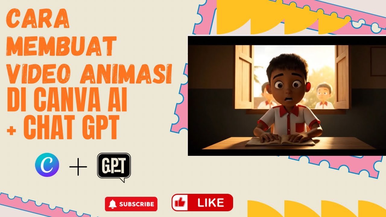 CARA MEMBUAT VIDEO ANIMASI DI CANVA - YouTube