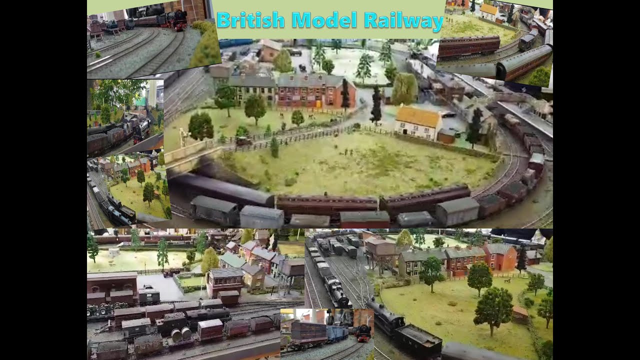 British Model Railway - 1940's Steam Train - YouTube