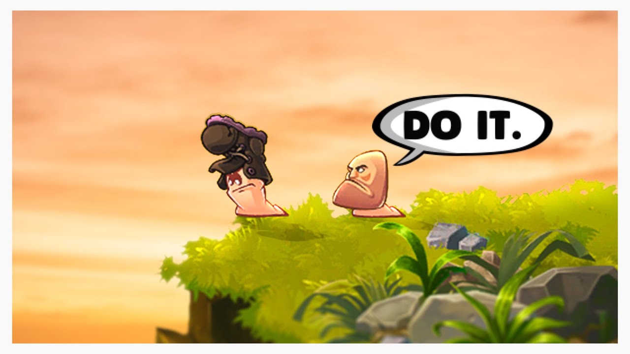 Teaching my Friends How to Play with their Worms - YouTube