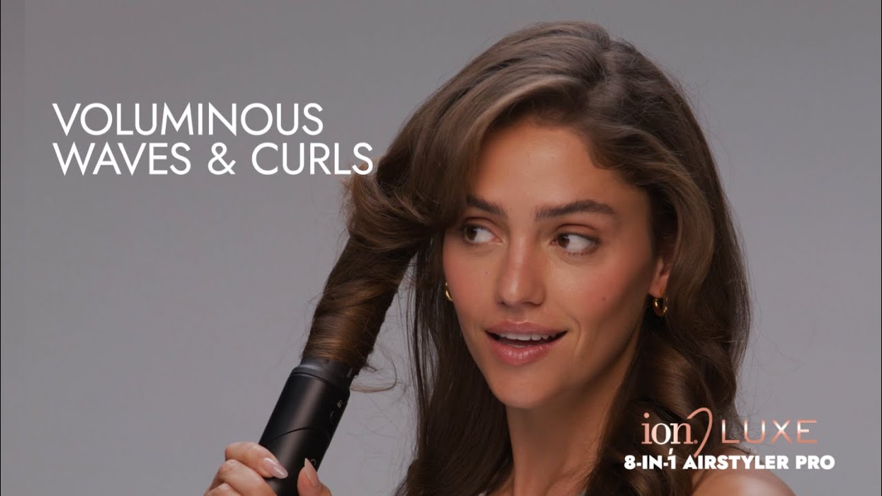 Achieve voluminous waves & curls with the NEW! ion Luxe 8-In-1 Airstyler Pro! - YouTube