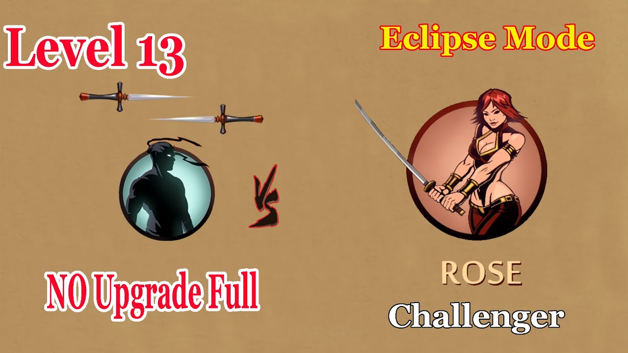 Shadow Fight 2 || Level 13 - NO HACK MOD || SHADOW vs Challenger ROSE 「iOS/Android Gameplay ...