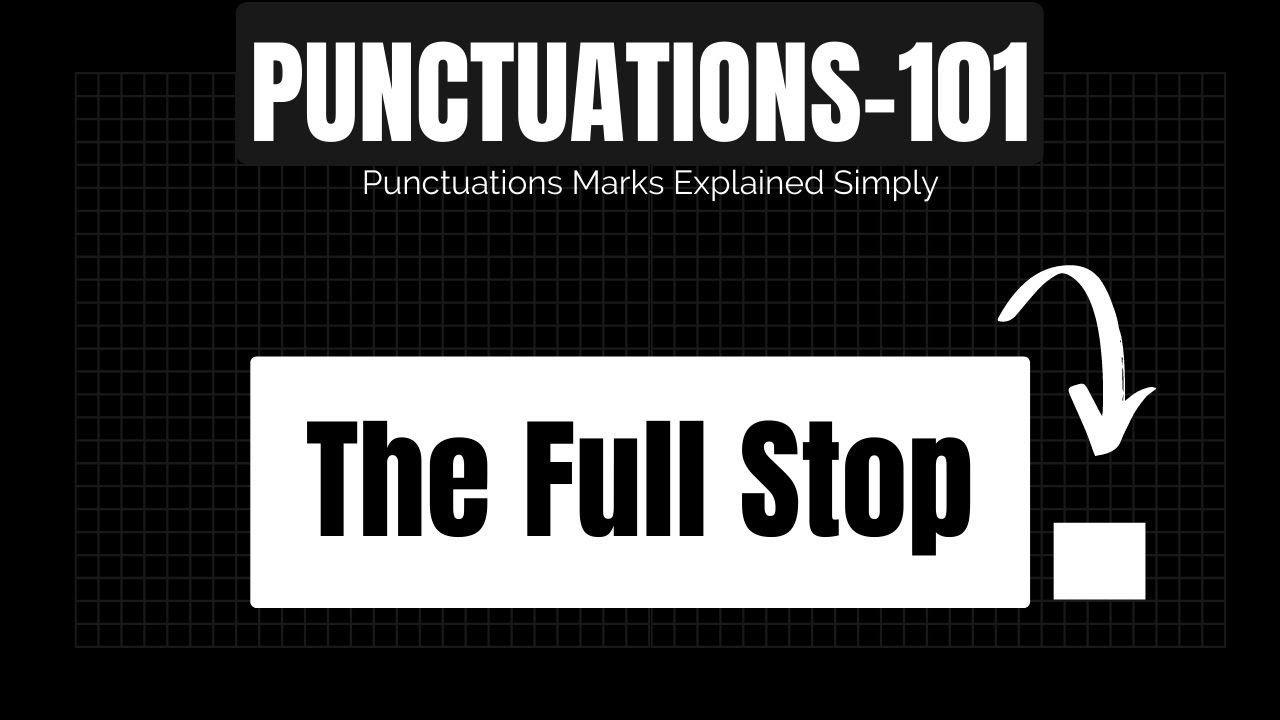 2 - The Full Stop | Punctuation 101 - YouTube