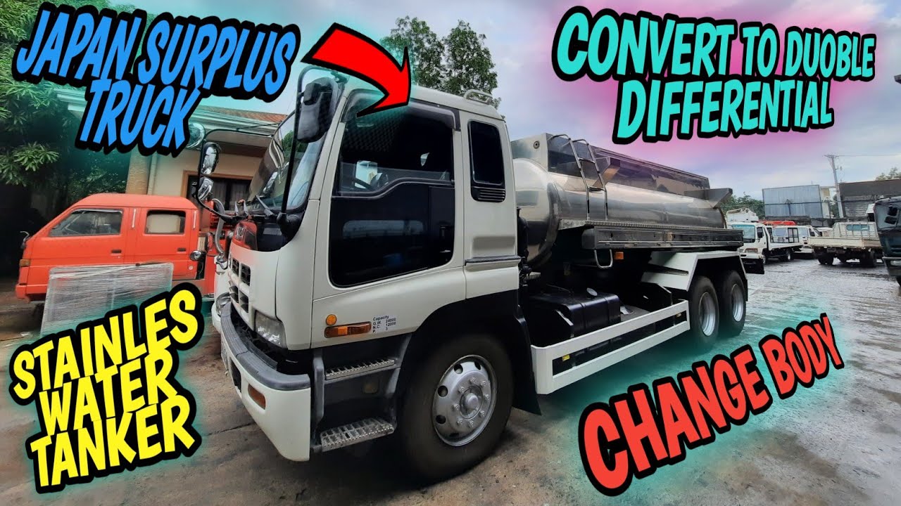 ISUZU 10 WHEELER 6WF1 WATER TANKER JAPAN SURPLUS TRUCK - YouTube