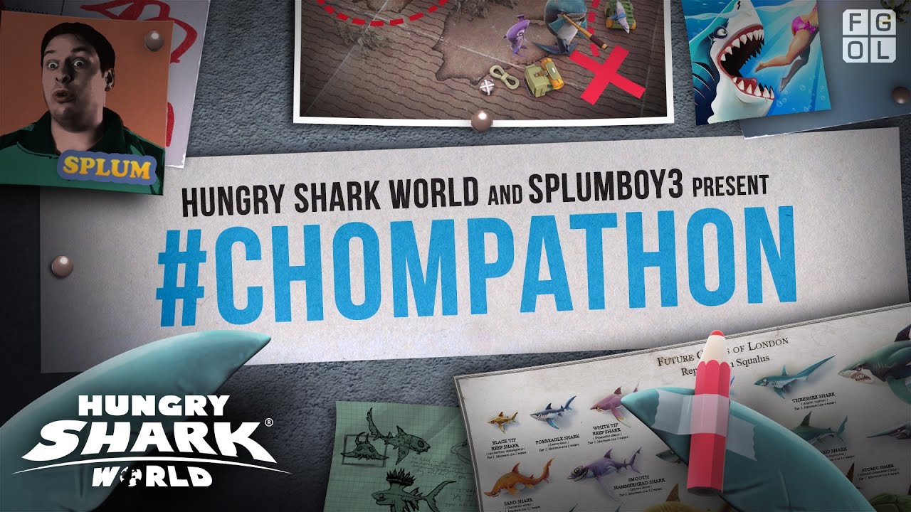 Hungry Shark World CHOMPATHON! Special Shark #2 HEIDI WOBBEGONG - YouTube