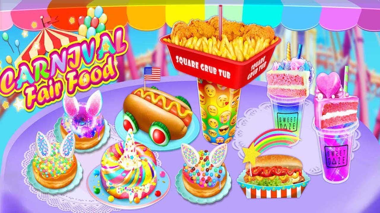 Unicorn Chef Carnival Fair Food: Games for Girls - YouTube
