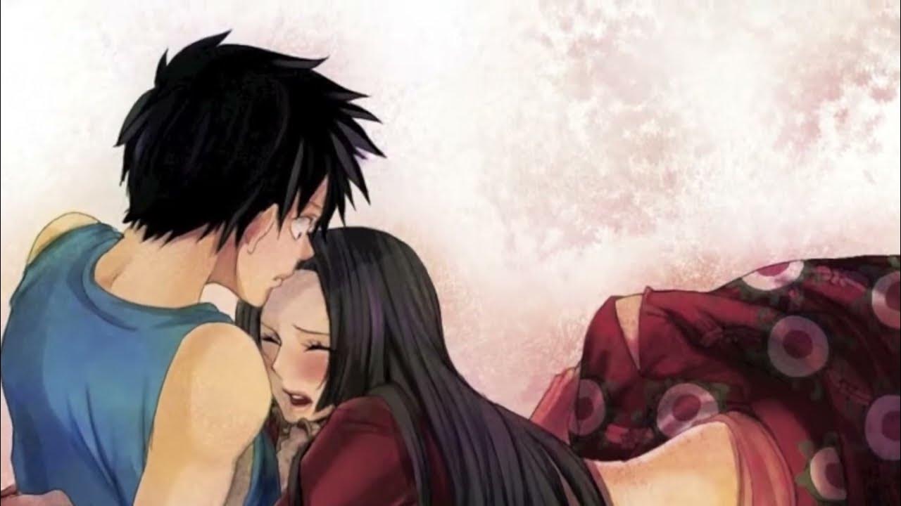 Luffy Kiss Boa Hancock Uncle Dadan Anime Anime Luffy Boahankock Onepiece Entertainment