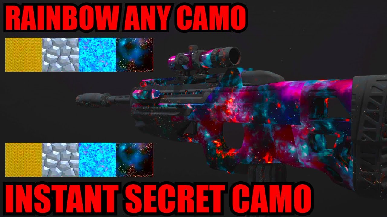New Instant Rainbow Camo Mw3 For Interstellar Or Any Camo Mw3