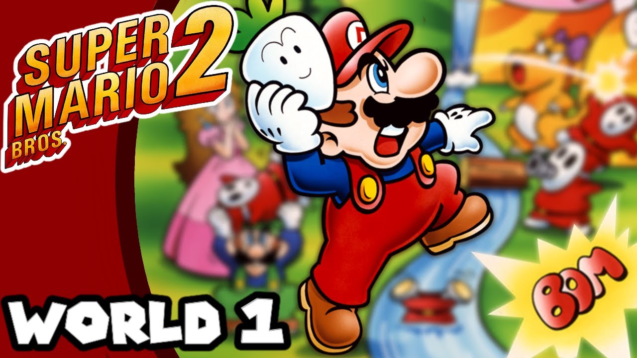 Super Mario Bros. 2 (USA) - World 1 - YouTube