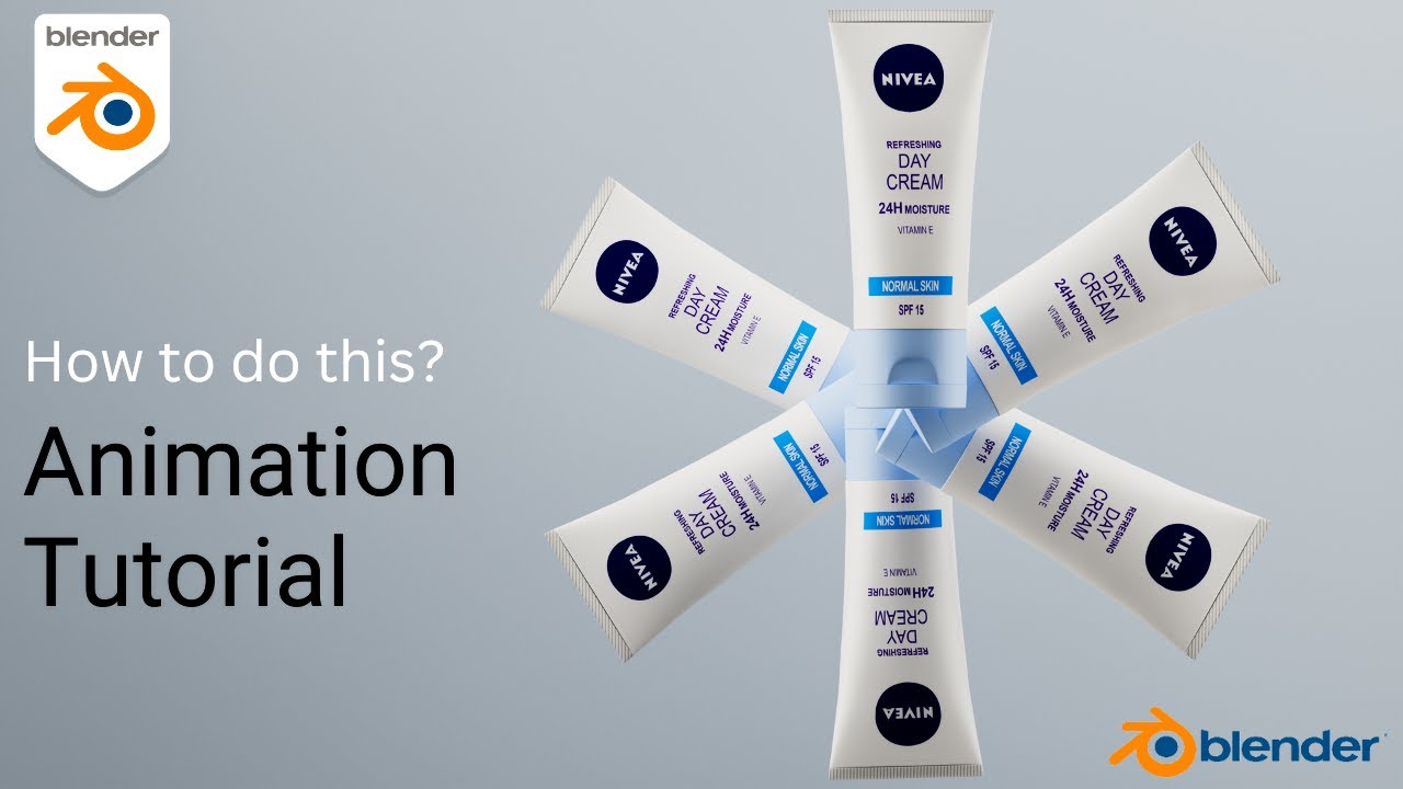 Blender Animation Tutorial | Cosmetics Animation in Blender - YouTube