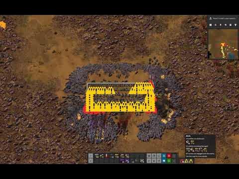 Insanity in Factorio (amazing music) Killing as many bugs as possible! - YouTube