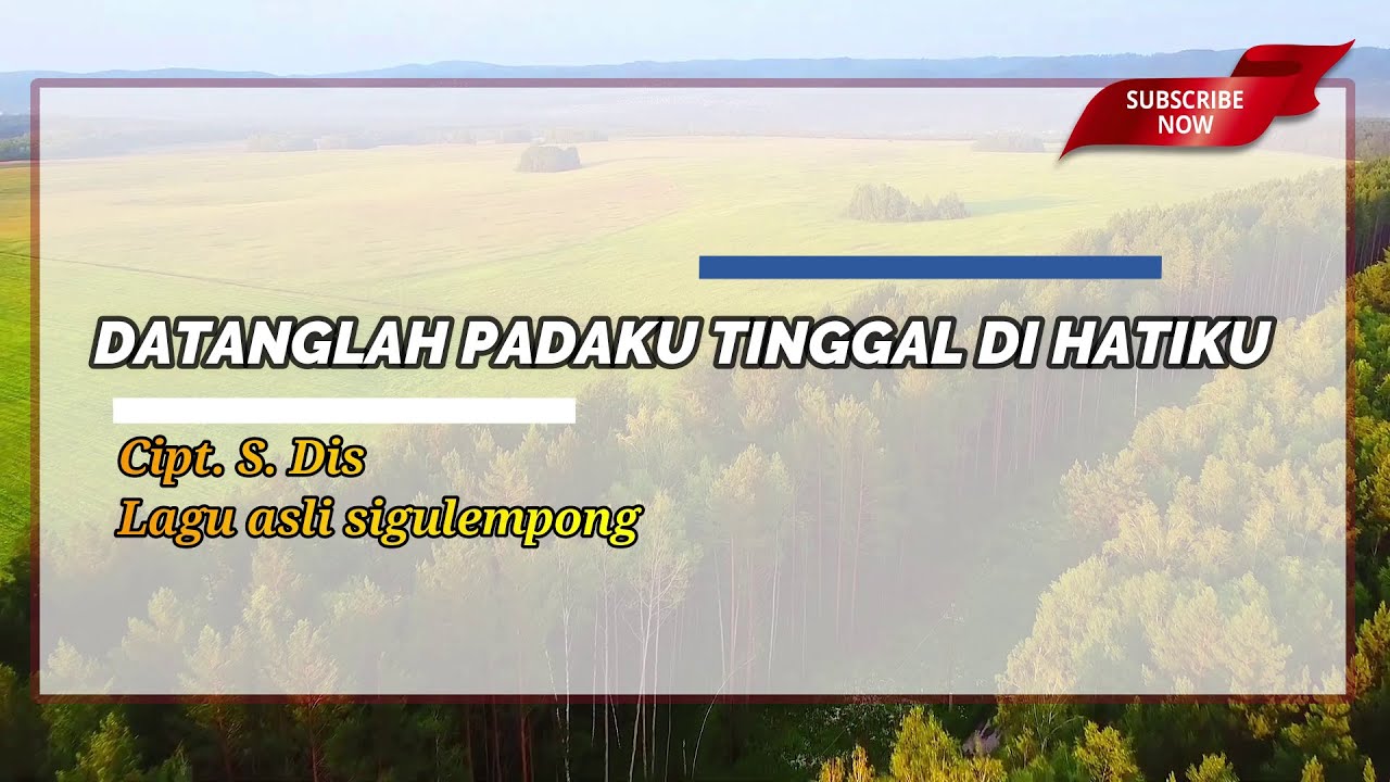 [ORIGINAL KARAOKE] Datanglah Padaku Versi Orchestra || Arr. Maruli ...