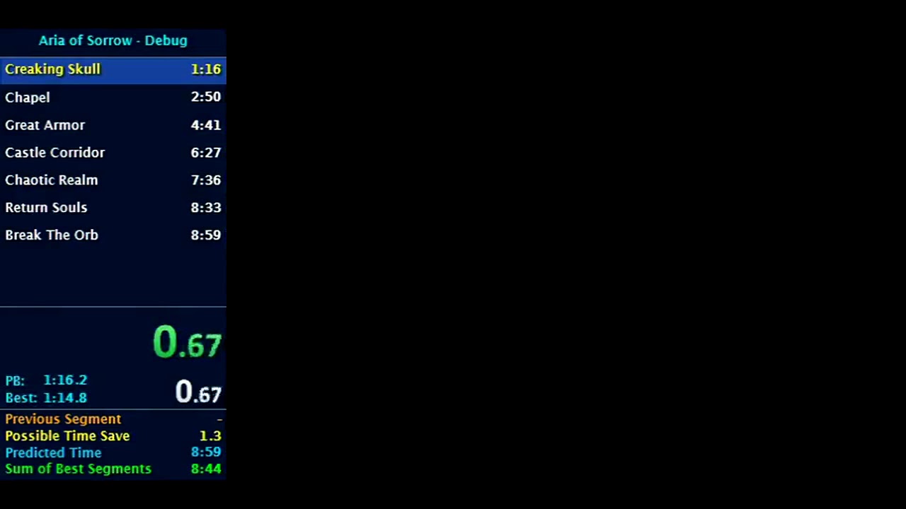 GBA Castlevania - Aria of Sorrow Debug in 8:55 - YouTube