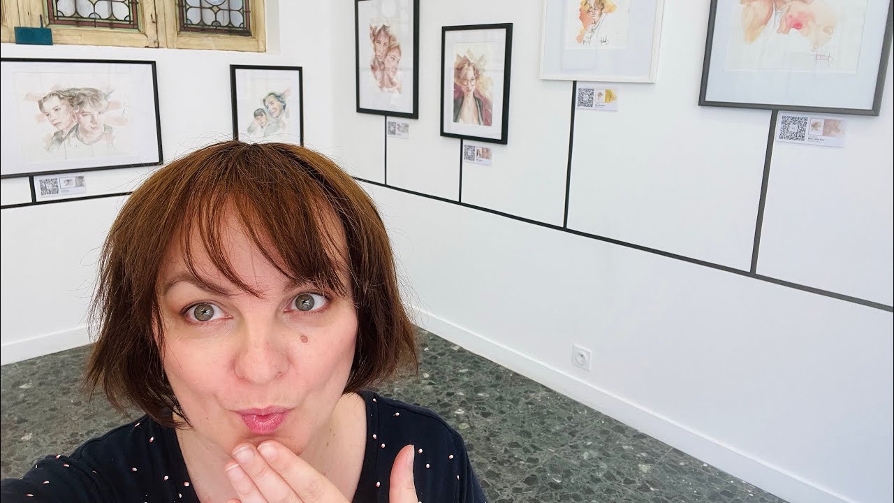 Felicia Watercolor à l’envers en direct de la galerie ! - YouTube