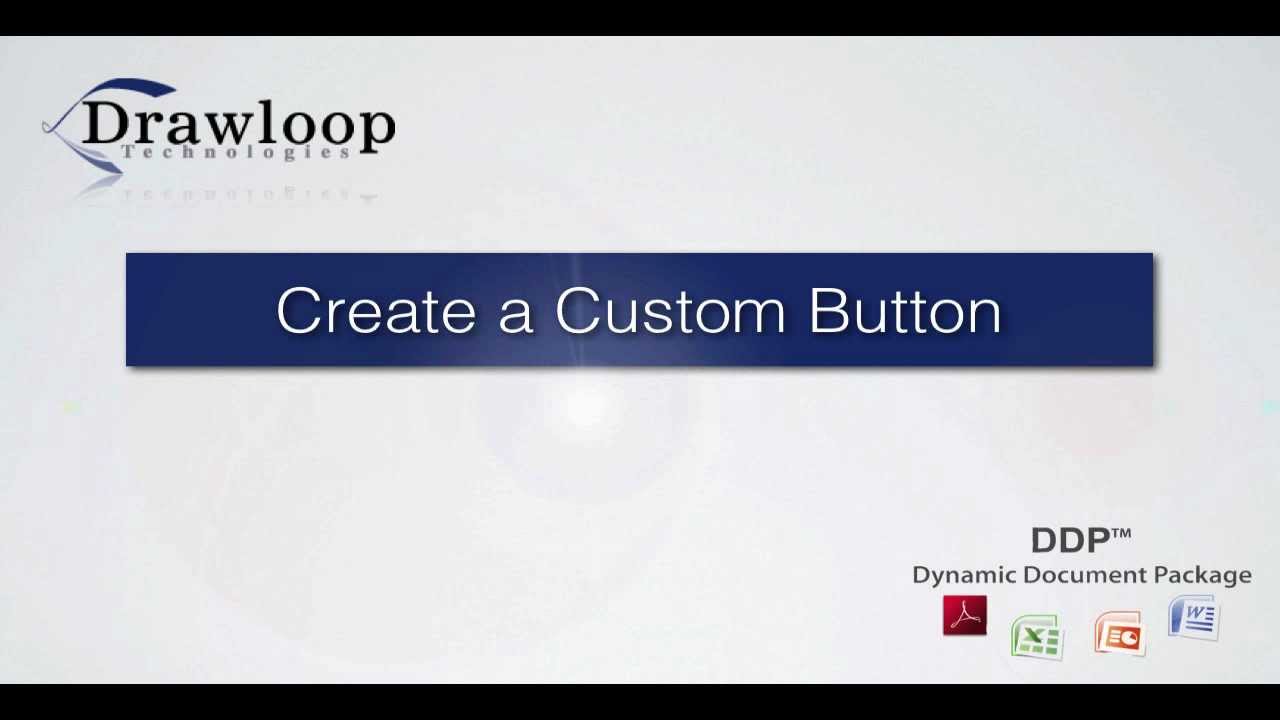 Create A Custom Button - YouTube