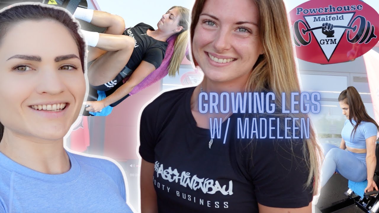 So trainieren wir Legs mit unseren Athleten - Madeleen 6 weeks out ...