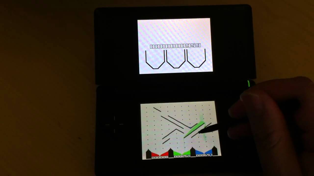 Early Nintendo DS Sand Slides Prototype - YouTube
