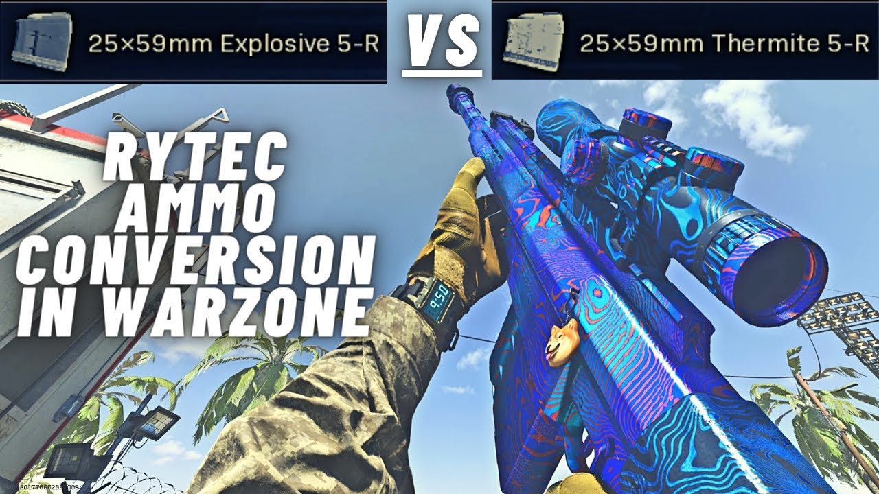 Rytec AMR: EXPLOSIVE vs THERMITE ROUNDS | Impractical Warzone Loadouts ...