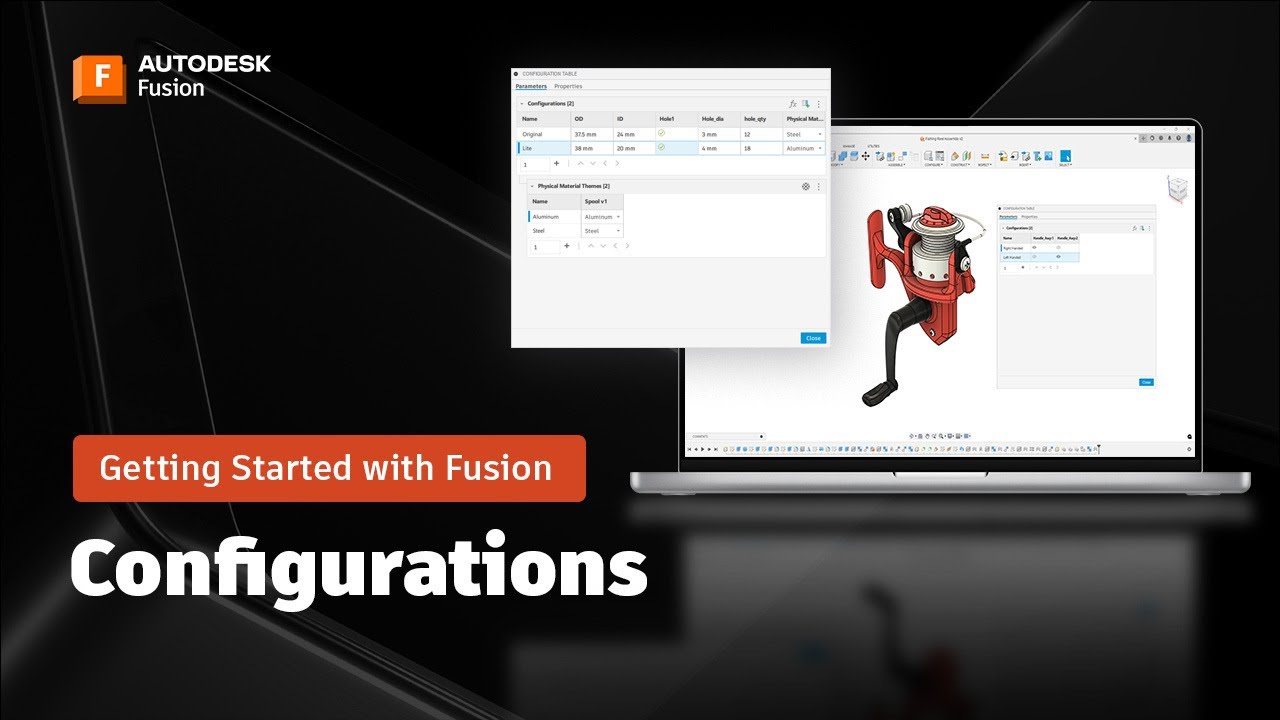Design Configurations | Getting Started with Autodesk Fusion Episode 16 ...