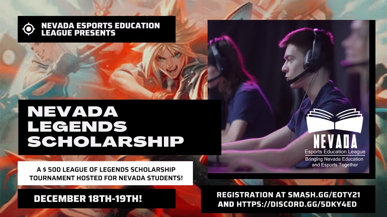 Nevada Esports Education League Esports Scholarship! - YouTube