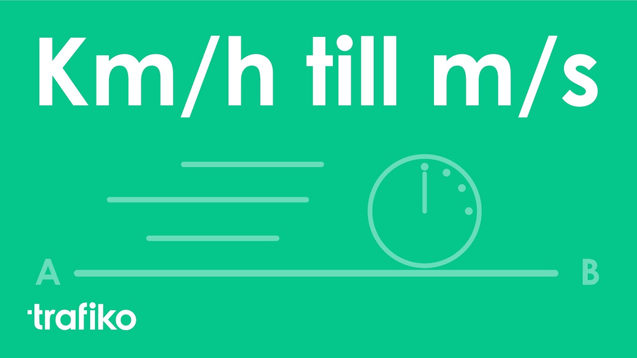 Km h Till M s Meter Per Sekund R kneexempel YouTube Km h Till M s Meter Per Sekund R kneexempel YouTube