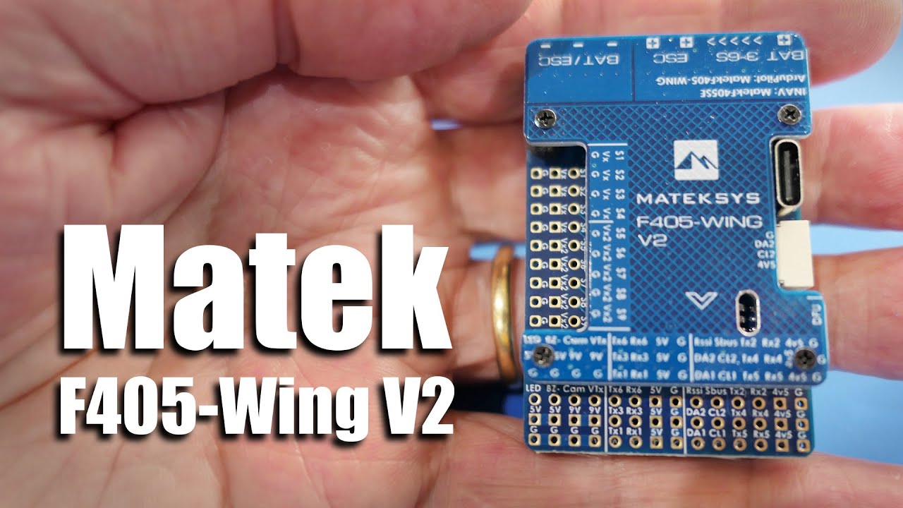 Matek F405-Wing V2 - YouTube