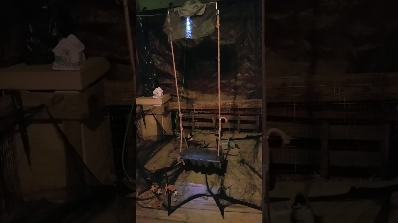 OUR HAUNTED SWING OCT 2019 - YouTube
