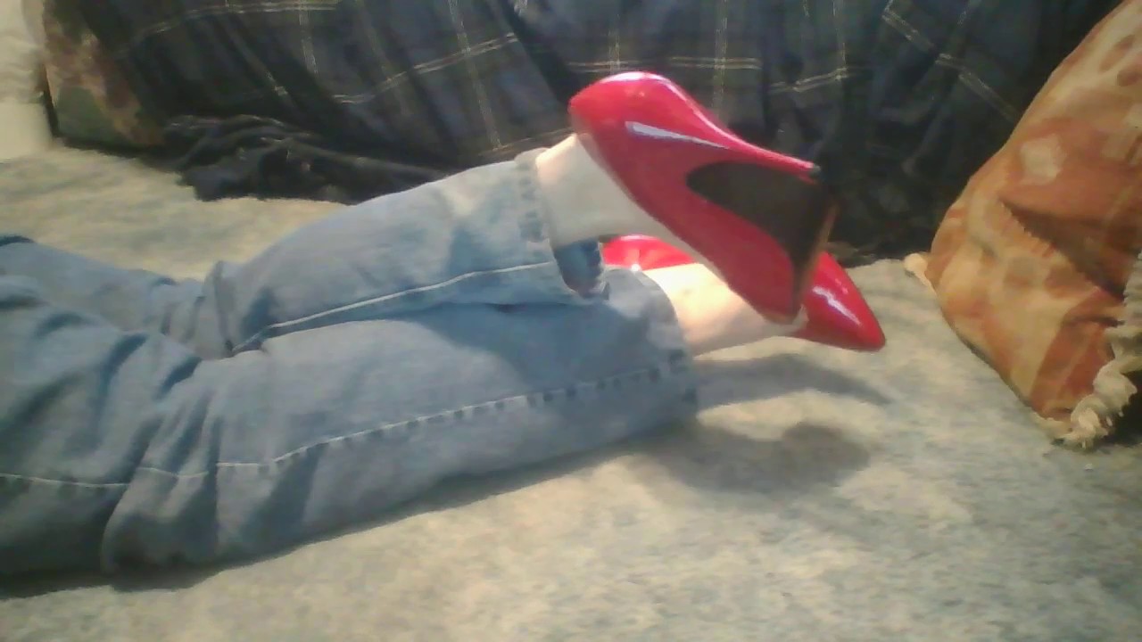 Heel Clicking In Red High Heels - YouTube
