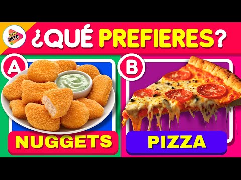 ¿Qué Prefieres?🍗🍕🤤 | Edición comida 😋| Trivia-Reto✅