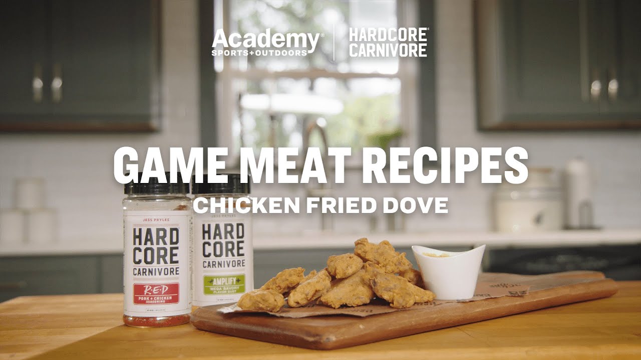 Game Meat Recipes | Chicken Fried Dove with Hardcore Carnivore - YouTube