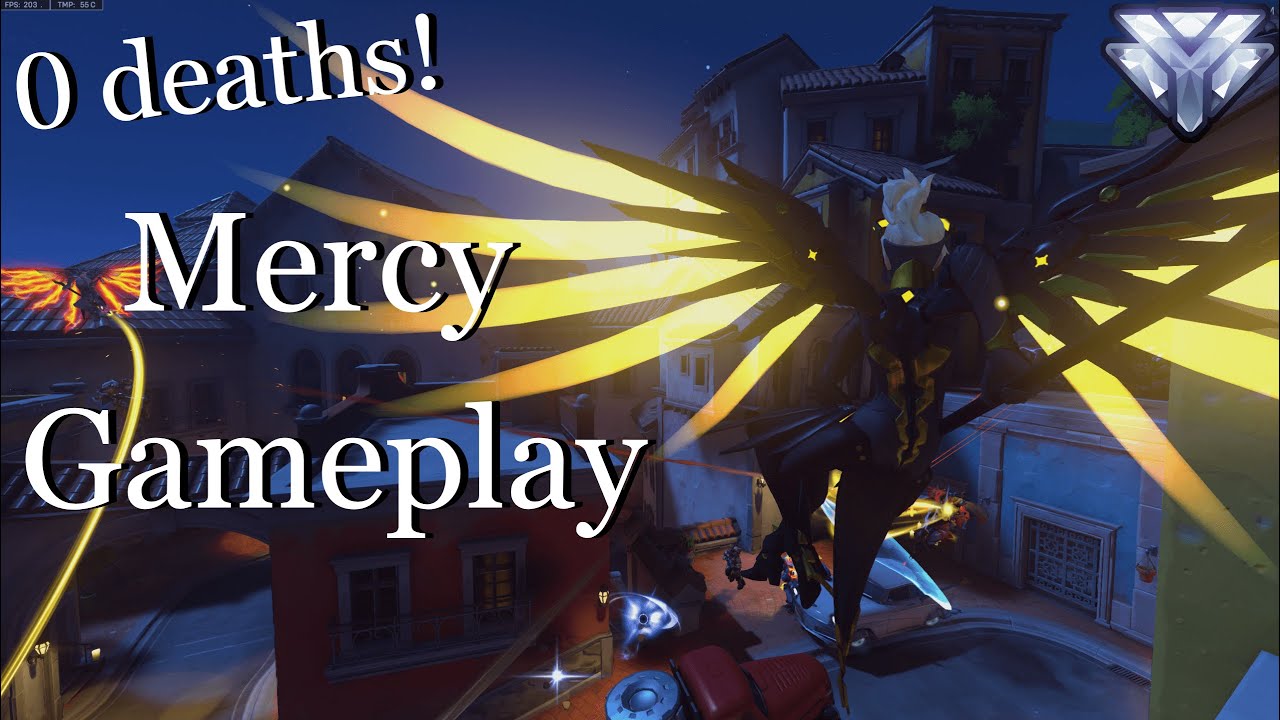 Mercy gameplay Quick Games - 0 deaths | Overwatch 2 - YouTube
