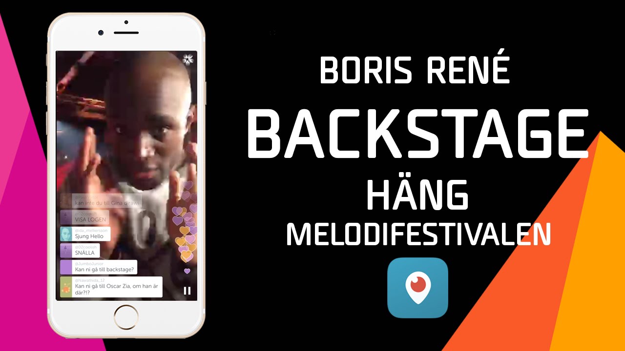 Boris René bjuder på sång inför Melodifestivalen 2016 - YouTube