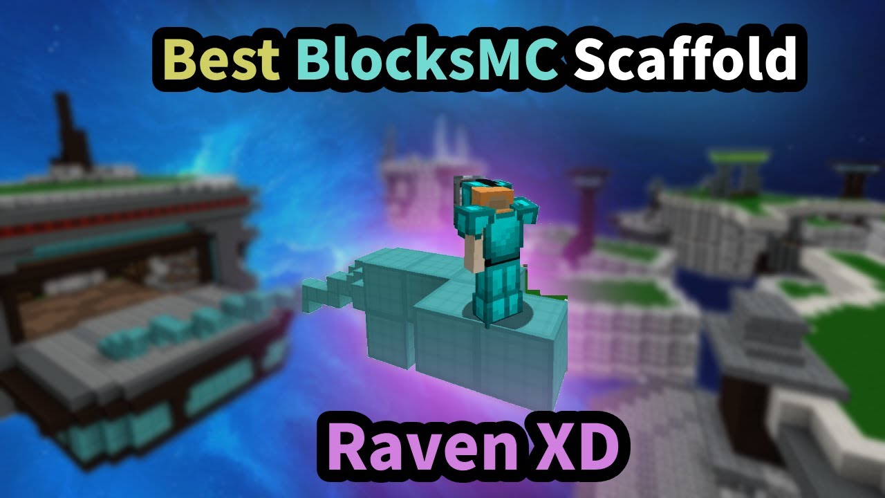 SPRINT JUMP Scaffold on BlocksMC | Raven XD - YouTube