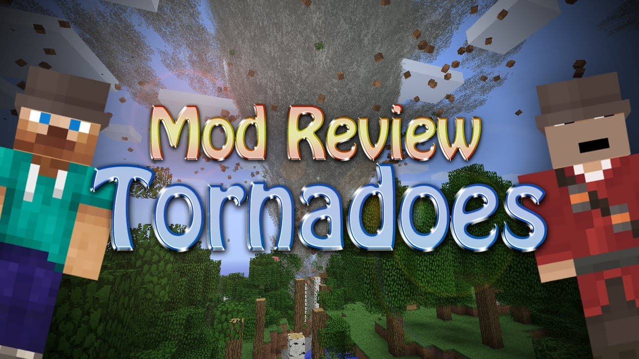 Minecraft Mod: TORNADOES (Weather & Tornadoes) - YouTube