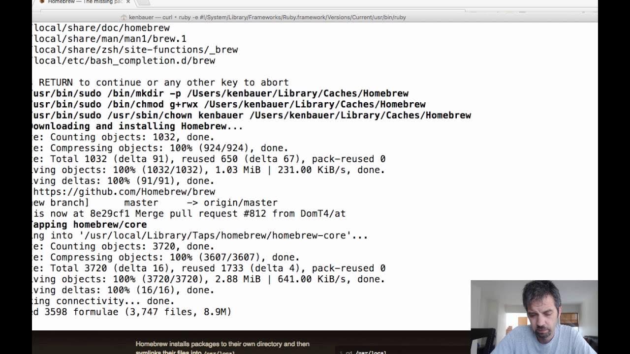 Install Homebrew and Python3 Mac OS X - YouTube