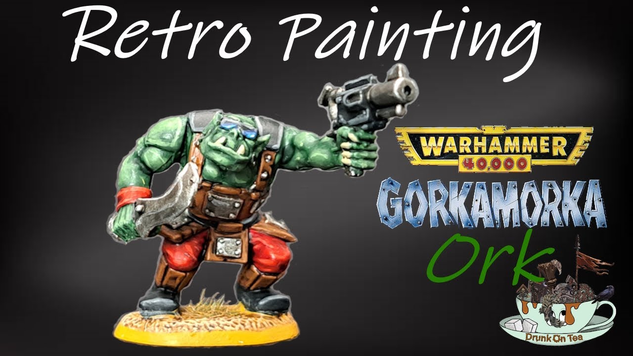 Retro Painting - Painting A Classic GorkaMorka Ork - YouTube