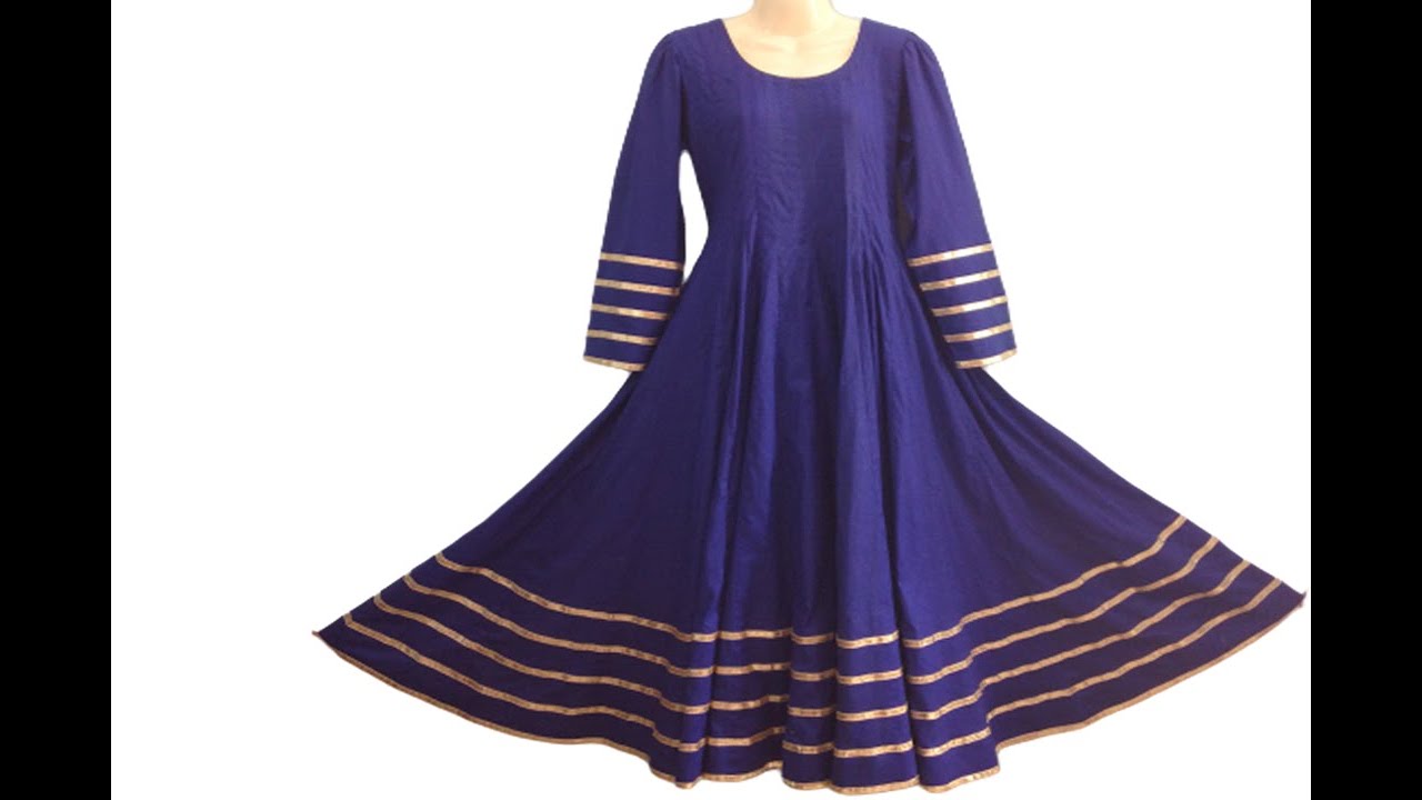 40 panel Frock Cutting and Stitching\\40 panel Maxi Frock Cutting and ...