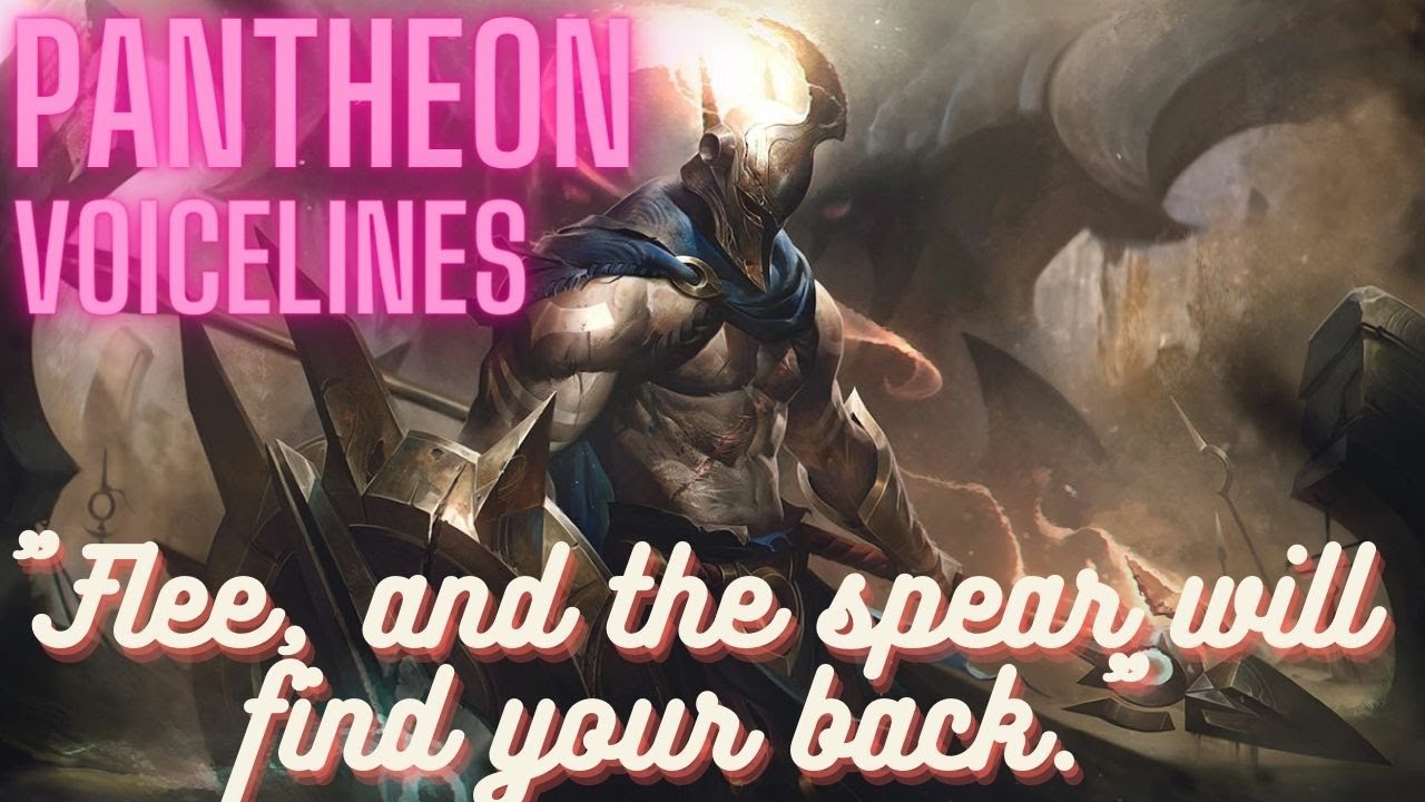 Pantheon Voice Lines English Subtitled - League of Legends - YouTube