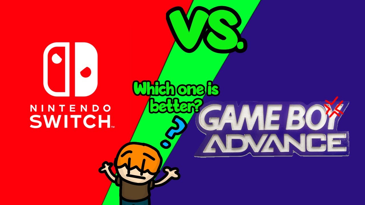 Nintendo Switch VS Gameboy Advanced SP - YouTube