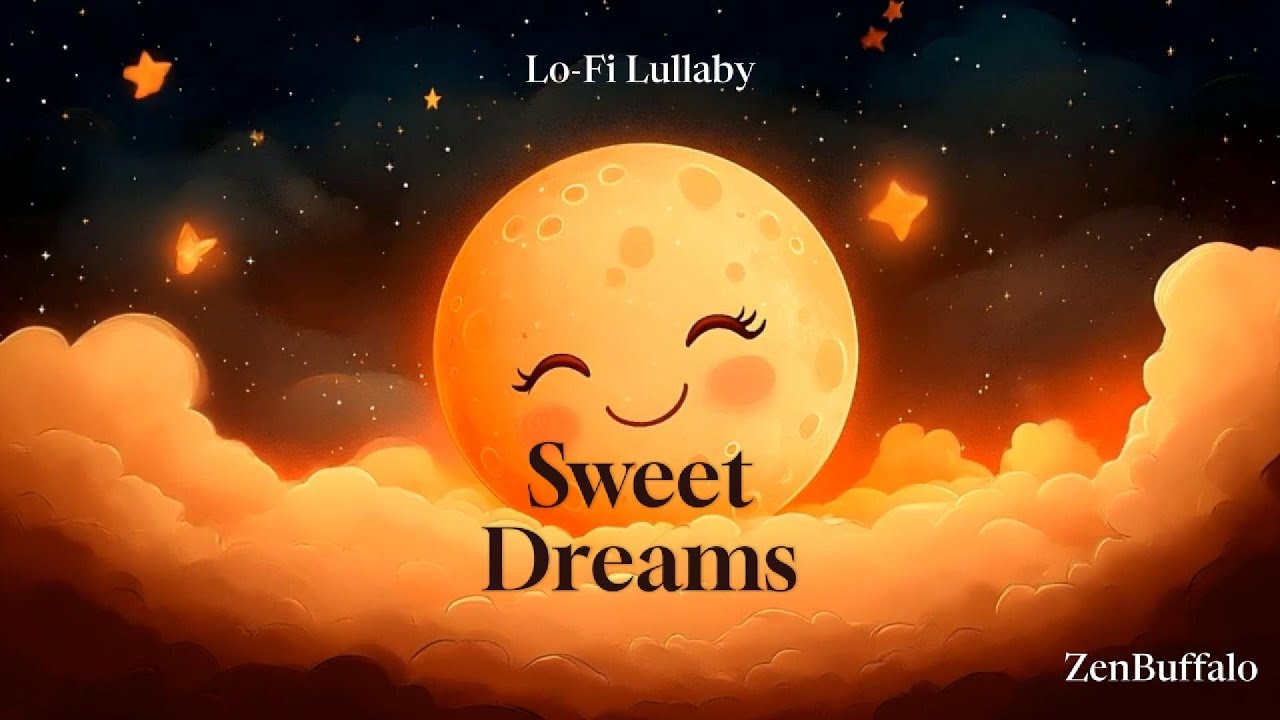 🌙 Sleeping Moon Lullaby | Deep Sleep Lo-Fi Music for Babies & Adults ...