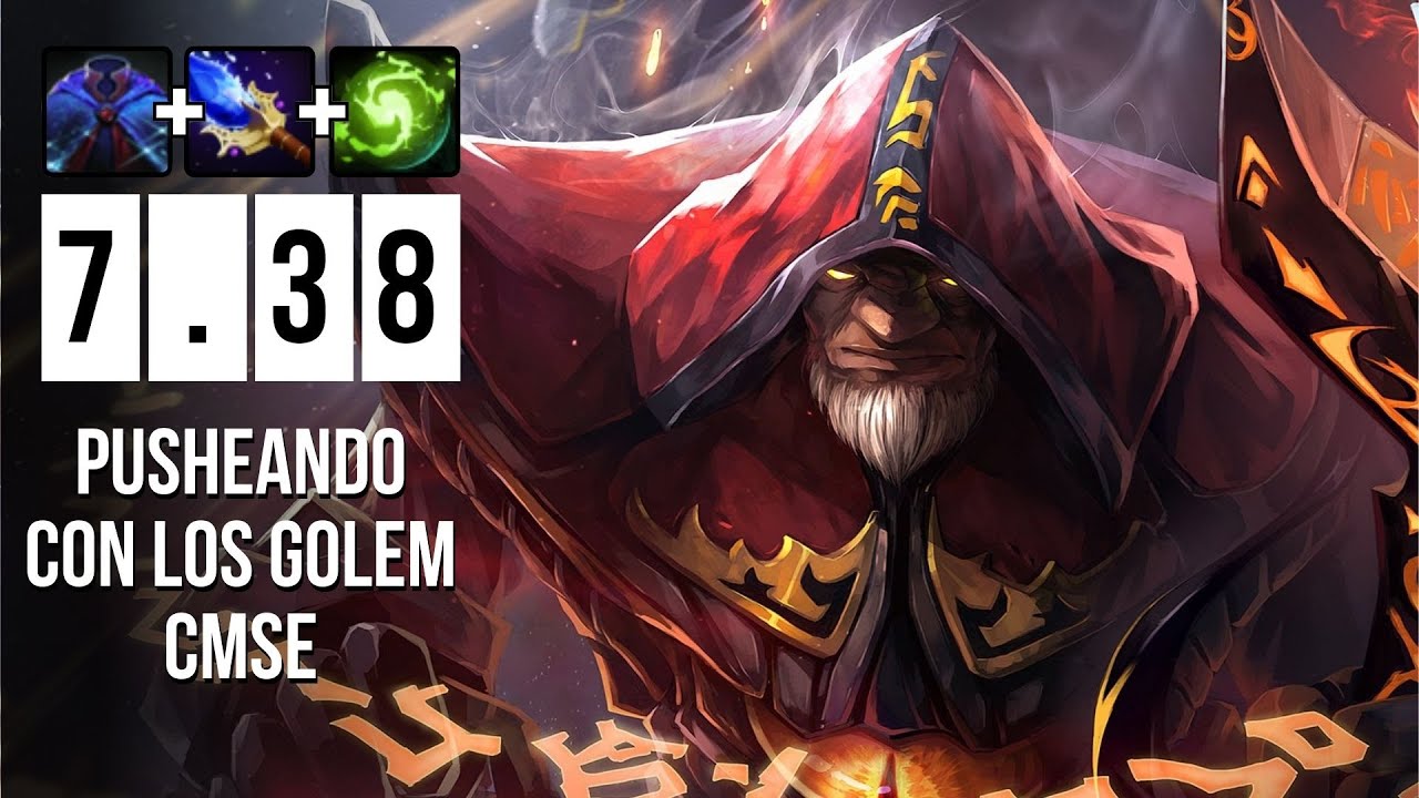 Pusheando con golem 🤬 Warlock - Dota 2 / 7.38 - YouTube