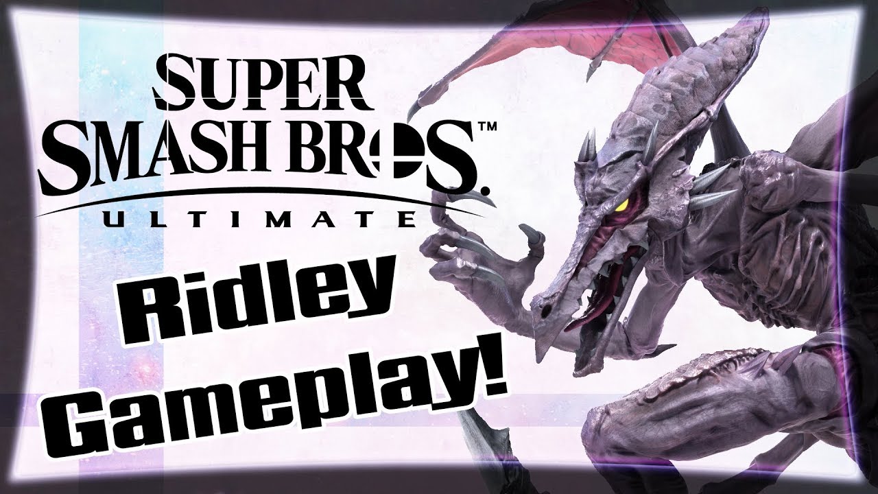 Super Smash Bros. Ultimate Ridley Gameplay • gamescom - YouTube