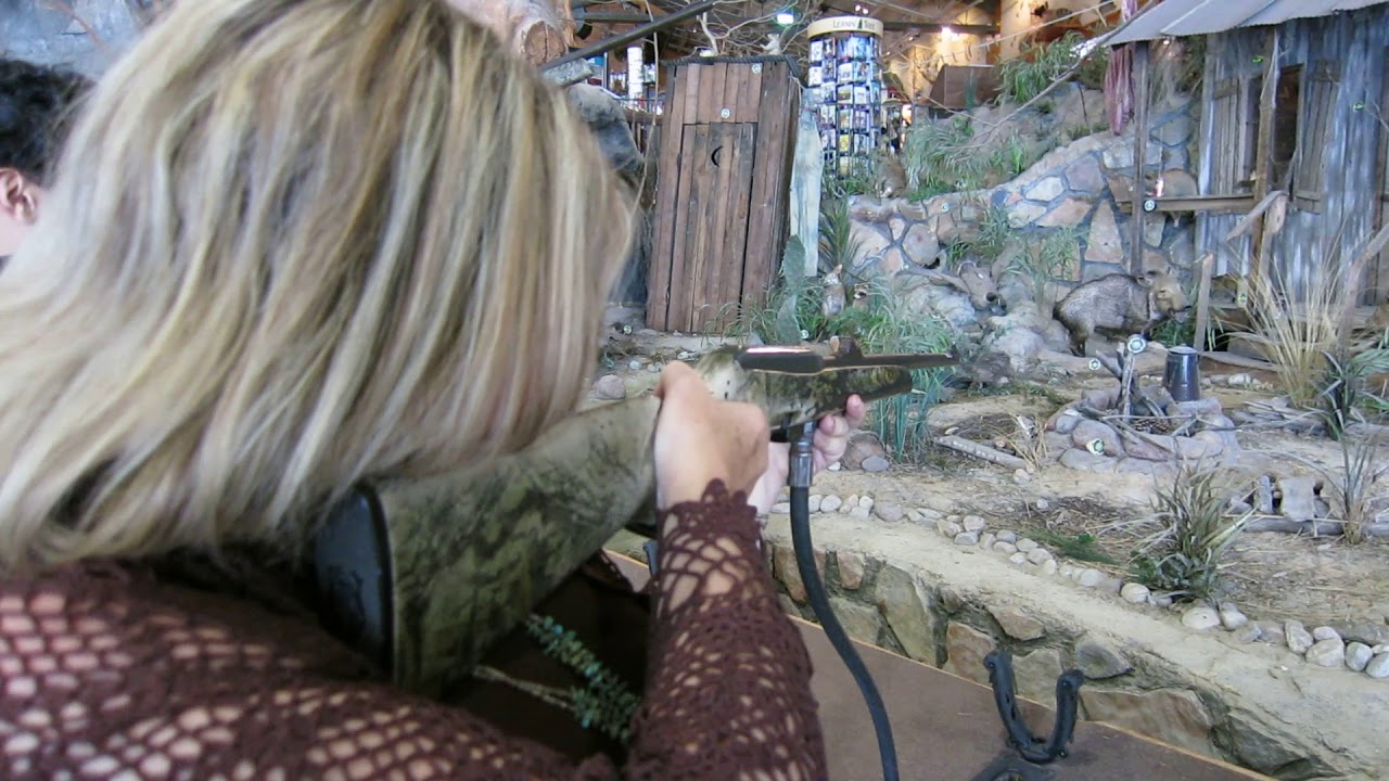 Bass Pro Shops shooting gallery fun 2 - YouTube