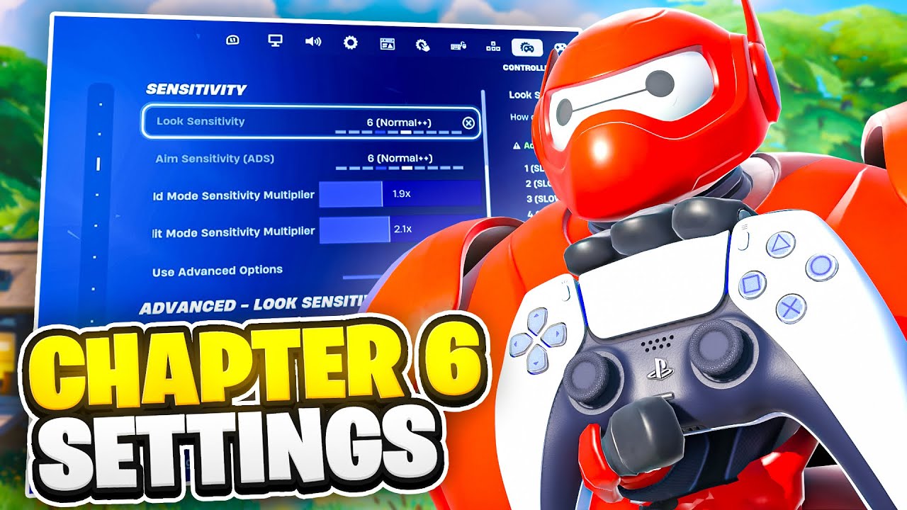 NEW BEST Chapter 6 Controller Settings + Sensitivity For Fortnite! (PS4 ...