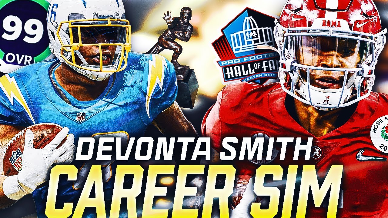 DEVONTA SMITH'S NFL CAREER SIMULATION ON MADDEN 21 NEXT GEN | GREATEST ...