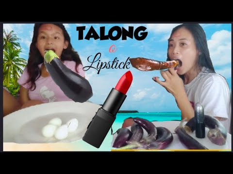 Talong Lipstick Challenge Game with my sisters - YouTube