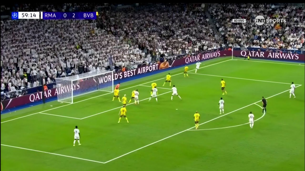 GOL DO REAL MADRID HOJE | GOL DE RÜDIGER | REAL MADRID X BORUSSIA ...