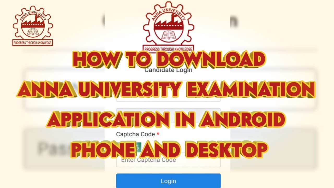 How to Download Anna University Examination Mobile Application | Tamil ...