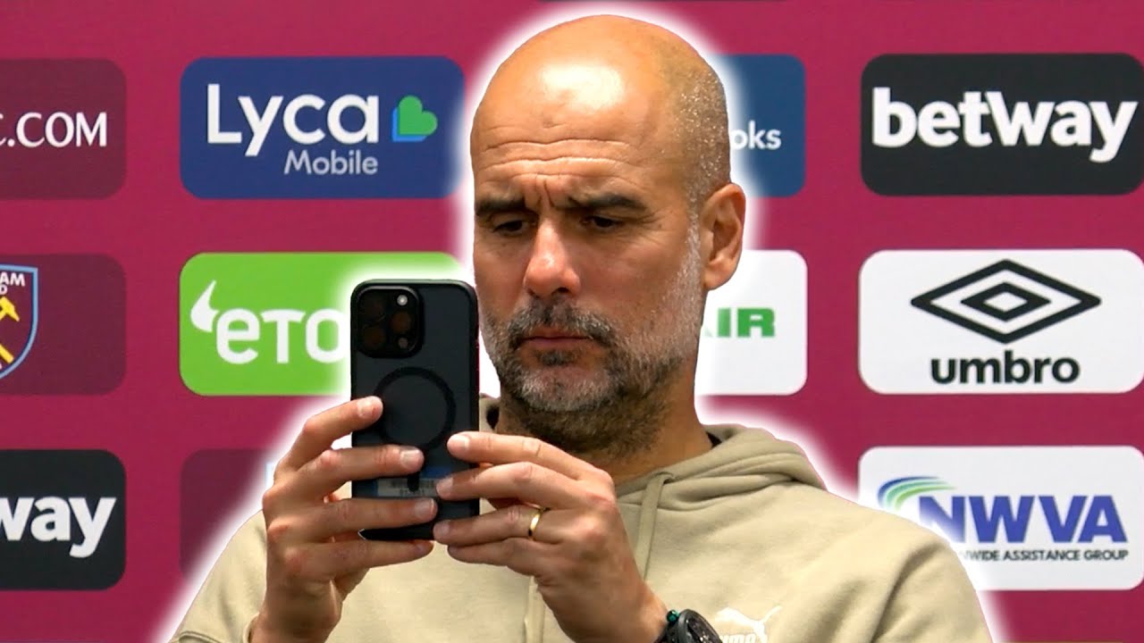 Pep Guardiola post-match press conference | West Ham 1-3 Man City - YouTube